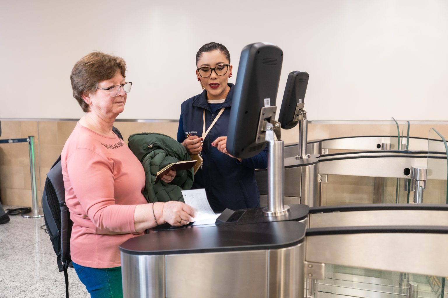 New biometric gates at Quito airport that speed up departures from the ...