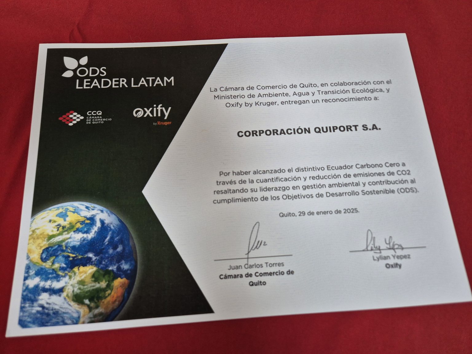 Quiport recibe dos reconocimientos por su compromiso con la ...